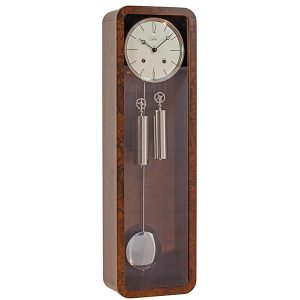 Vintage Wanut Regulator Wall Clock - BilliB - Clocks and Chimes